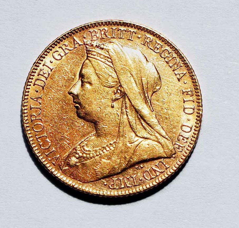 1 Sovereign Goldmünze Victoria/Schleier (Großbritannien) online kaufen ...